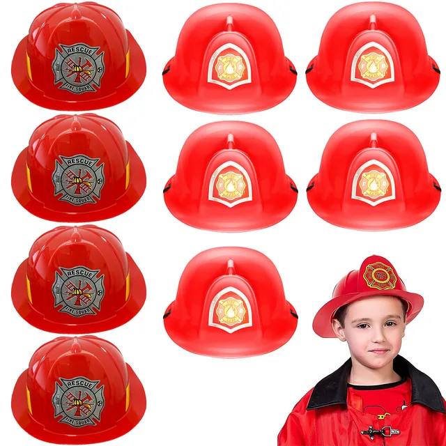 Costume Pompier Enfant Dondor Children's Fireman Helmet (12 Piece Pack ...