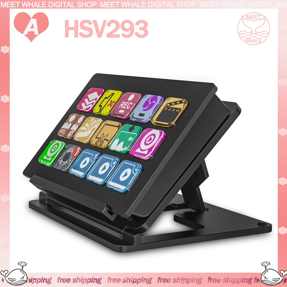 Streamdeck Keyboard Lcd Button 15key Live Content Creation Visual Controller Custom Button For