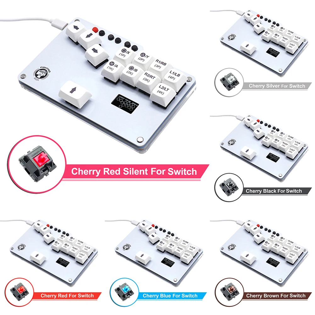 Fighting Stick Controller OLED Display Mechanical Switches Keys ...