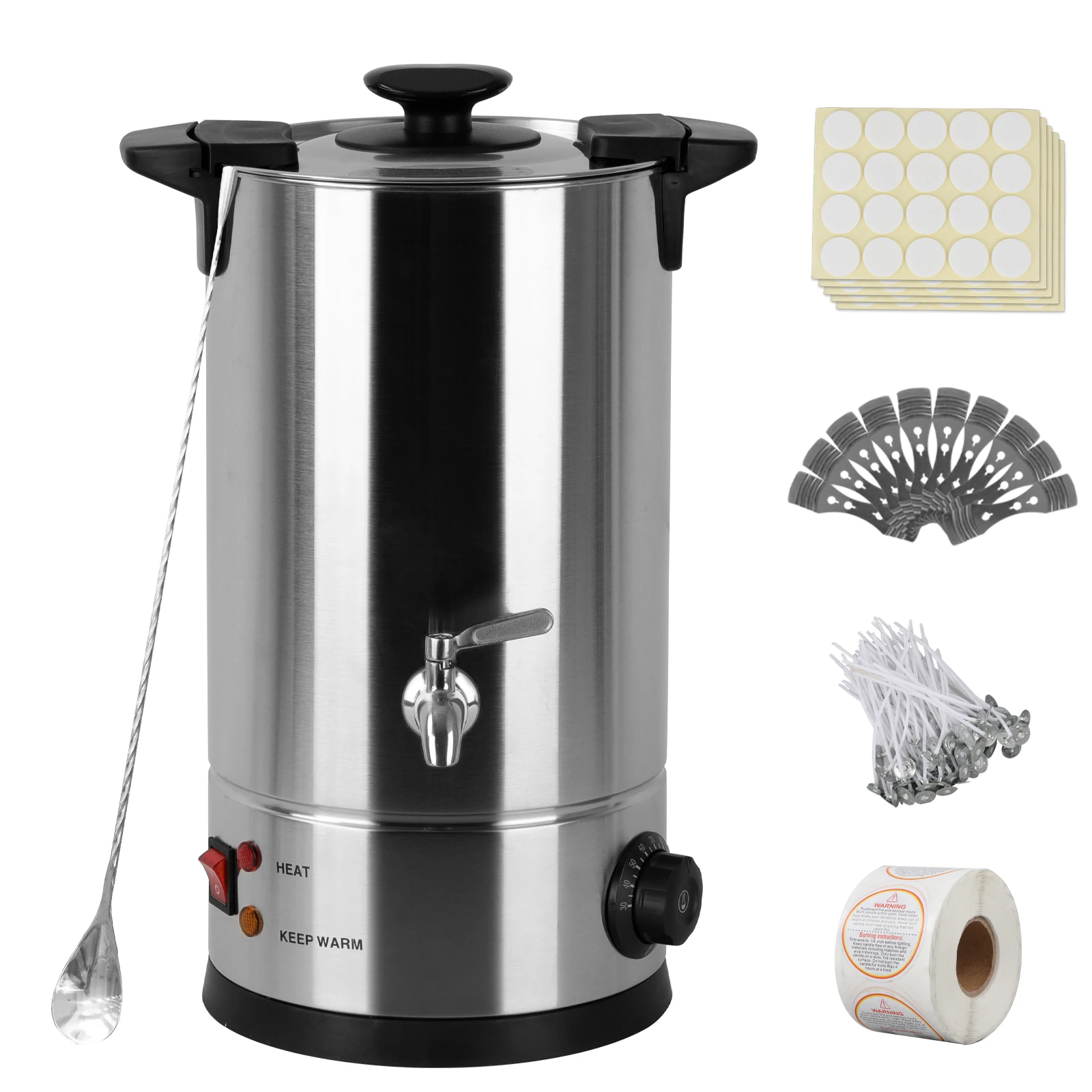 10L-Electric-Wax-Melting-Pot-with-Spout-30-110-Furnace-Wax-Melter ...