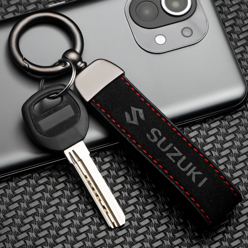Car-Emblem-Keychain-Suede-Leather-Keyring-Key-Chain-Auto-Styling-For ...