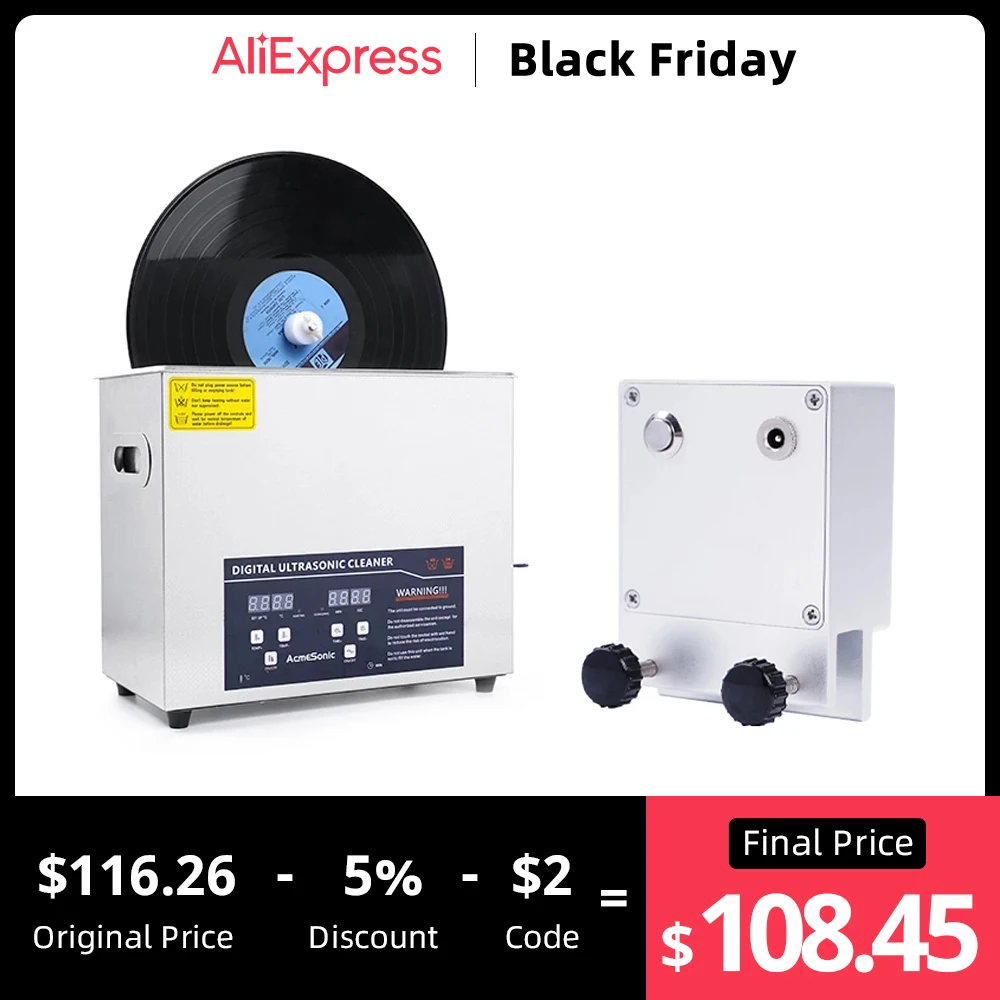 Acmesonic Ultrasonic Cleaning Machine Record Cleaning Machine Vinyl ...