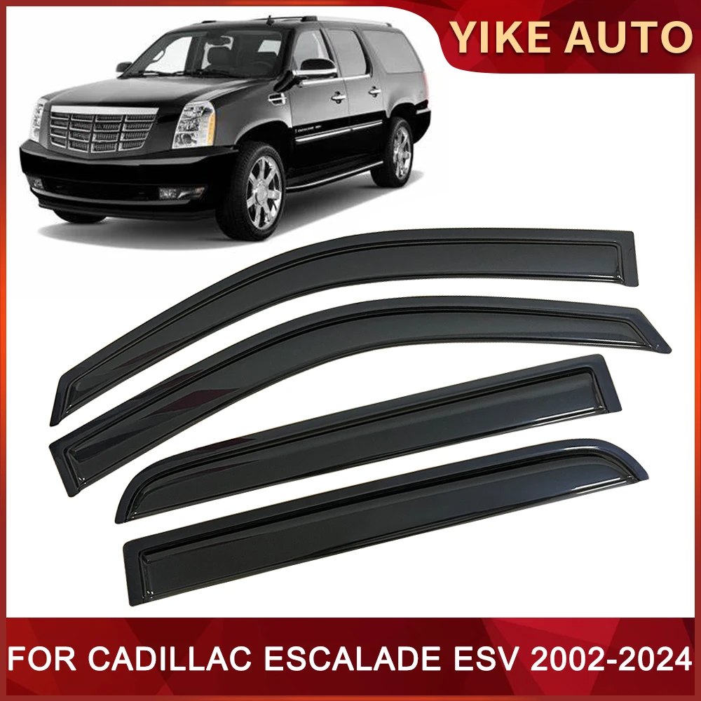 Window-Visor-for-CADILLAC-ESCALADE-ESV-2002-2024-Weathershield-Door ...