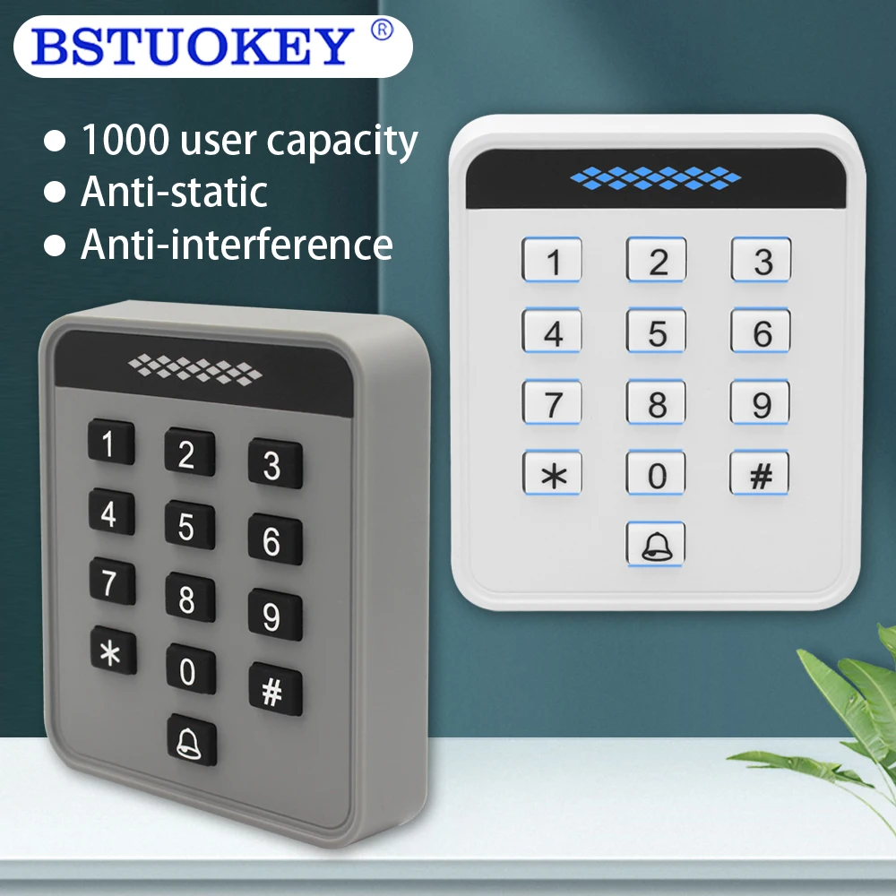 1000-User-Simple-Stand-Alone-Access-Control-Keypad-Password-ID-IC-Card ...