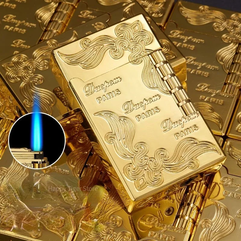 New-2023-Loudly-Gas-Lighter-Square-Metal-Sideslip-Mini-Lighters-Flint ...