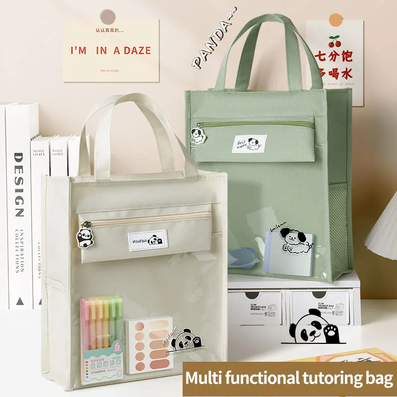 School-supplies-student-tote-bag-children-art-bag-document-bag-canvas ...