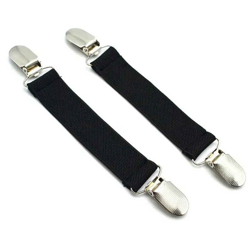 Adult Men's Suspenders Adjustment Fixed Cushion Non-slip Clips Sock ...
