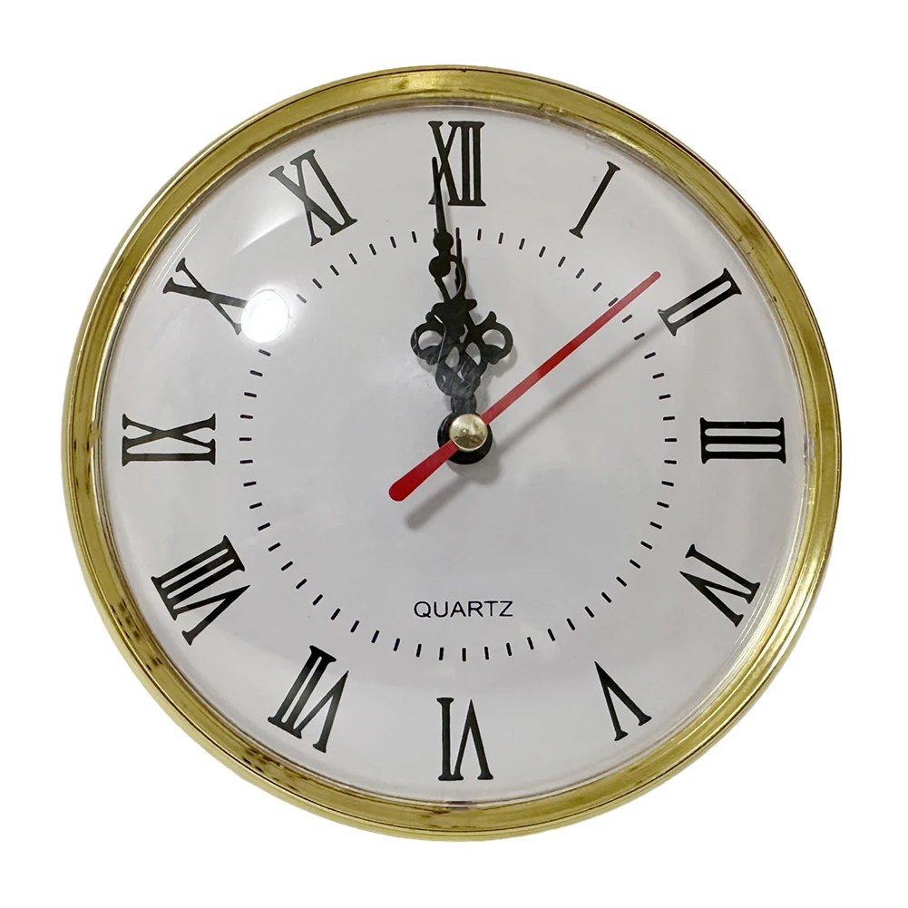 1pcs-DIY-130MM-Quartz-Clock-Insert-Movement-Roman-Numeral-Replacement-Gold-Silver-Home-Deco-Wall ...