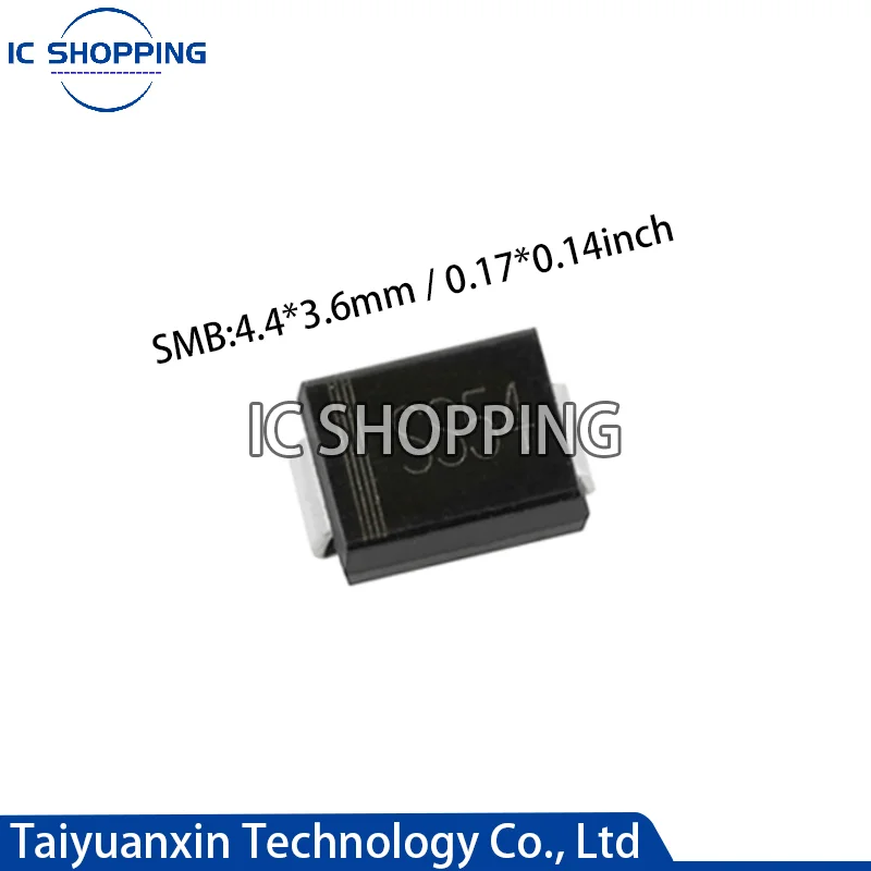 50PCS~500PCS SMD SS54 SS56 SS510 SS3M ES2J RS2M Schottky Diode DO-214 ...