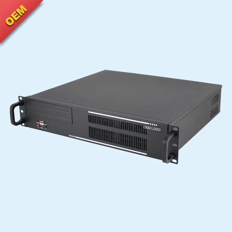 Custom Steel Metal Cabinet 2U 400Mm Short Depth 5 Hard Drive Rack Mount ...