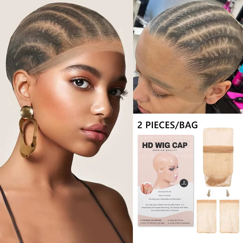 2-Pieces-HD-Wig-Cap-for-Women-Transparent-Cap-for-Lace-Front-Wig ...