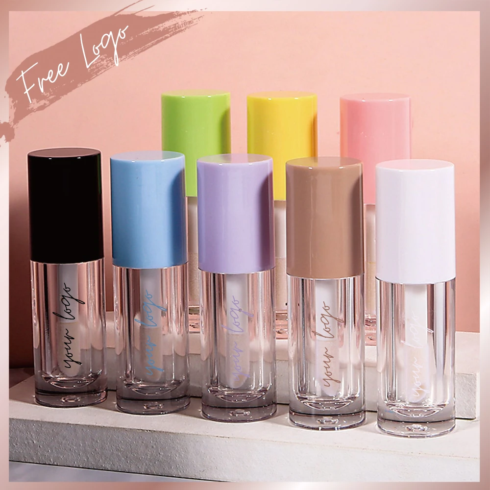 Big Brush Doe Foot Applicator Lipgloss Tube Custom Logo Cute Lip Glaze ...