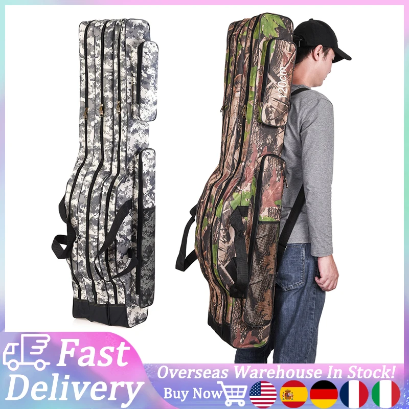 120cm-150cm-3-Layers-Fishing-Bag-Portable-Folding-Fishing-Rod-Reel-Bag ...