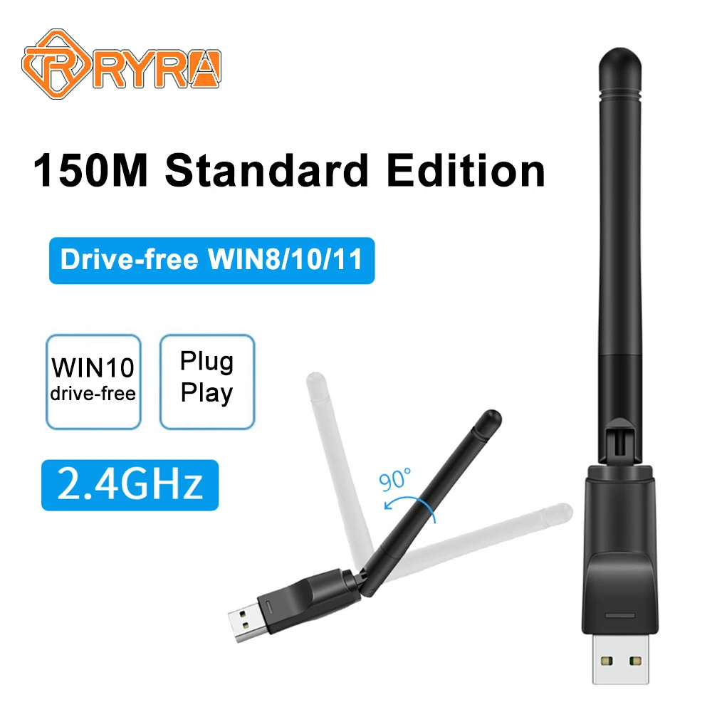 RYRA-150Mbps-Wifi-USB-Adapter-2-4G-Antenna-USB-802-11n-g-b-Ethernet ...