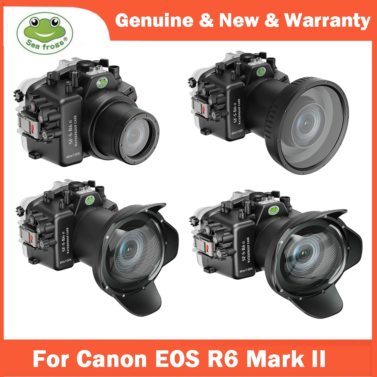 Seafrogs-40M-130FT-Underwater-Camera-Housing-Waterproof-Dive-Scuba-Case ...