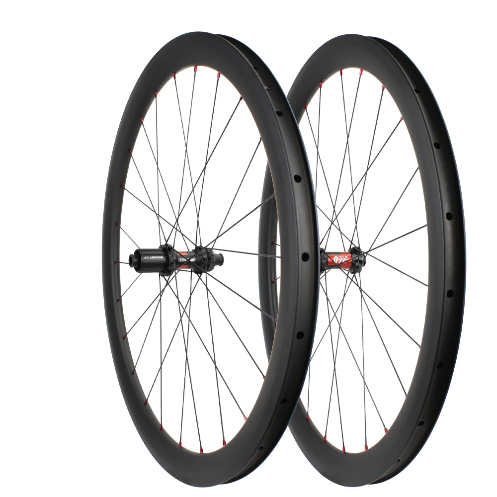 Carbon 700c Road Bicycle Wheelset Straight Pull DT240 EXP Centerlock ...