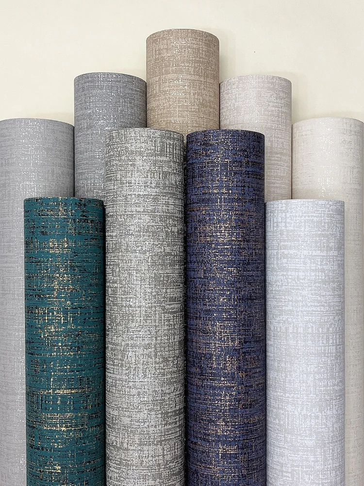 Solid-Simple-Modern-Metallic-Wallpaper-Roll-Cement-Concrete-Texture ...