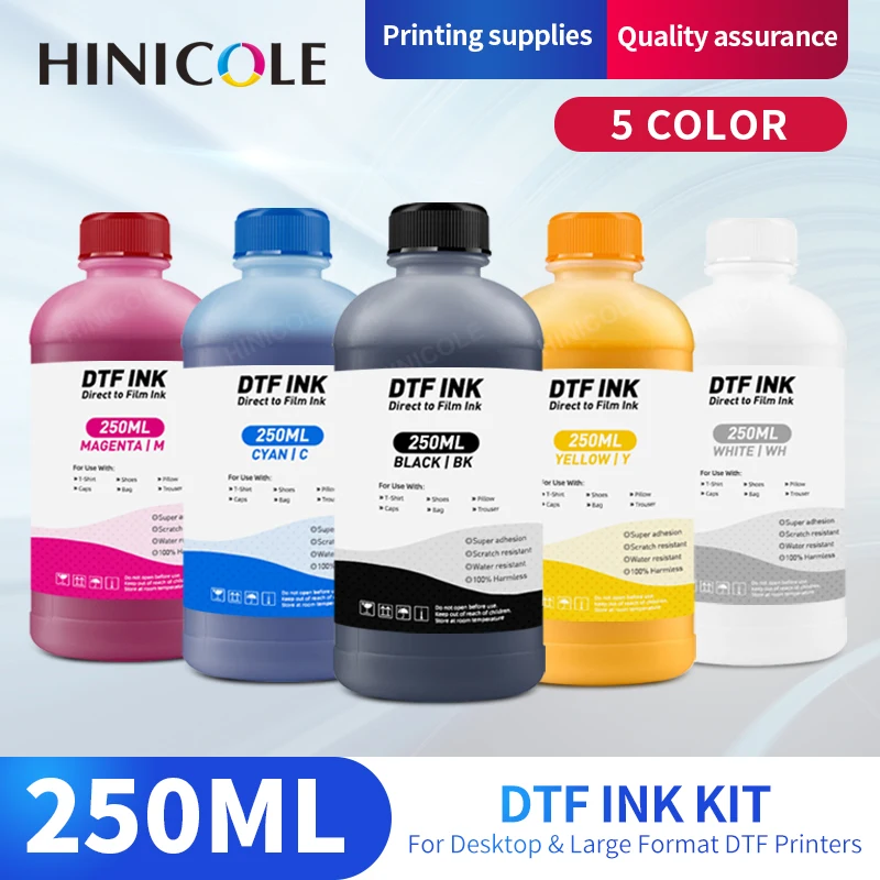 HINICOLE DTF INK 250ML For Dirent Printer Film Ink For Epson L1800 L800 ...