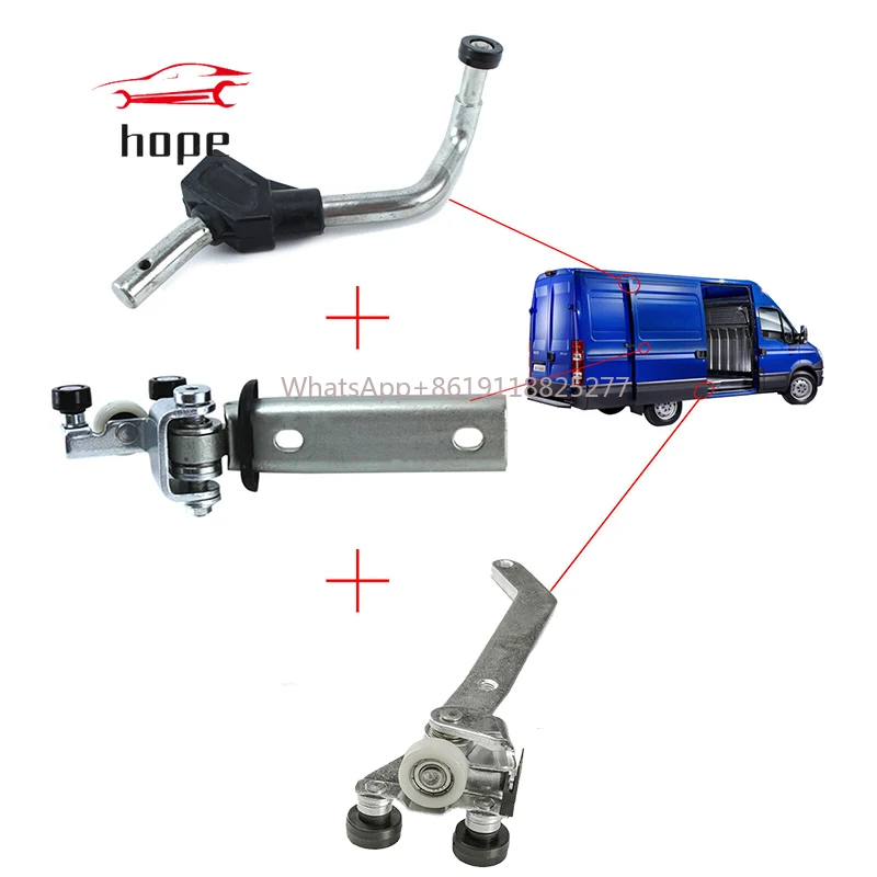3x-ROLLER-SLIDING-DOOR-ROLLER-GUIDE-TOP-CENTER-BOTTOM-SET-500329765 ...