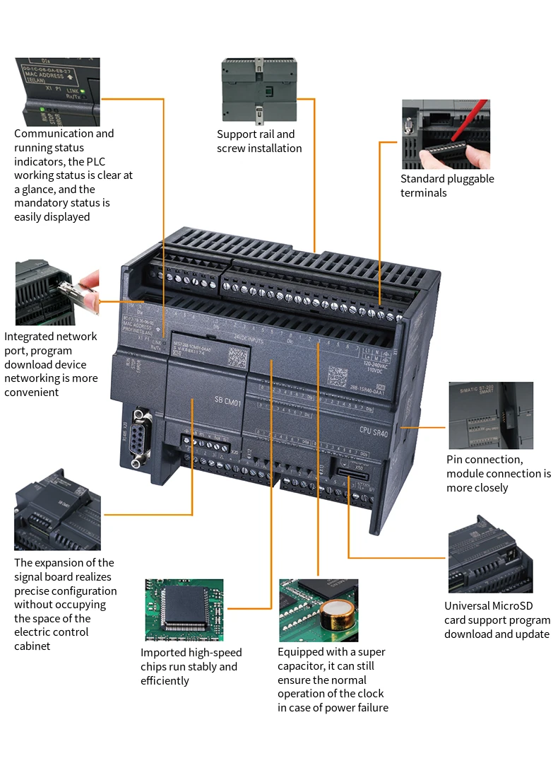 S7-200 SMART PLC Controller – AMSAMOTION
