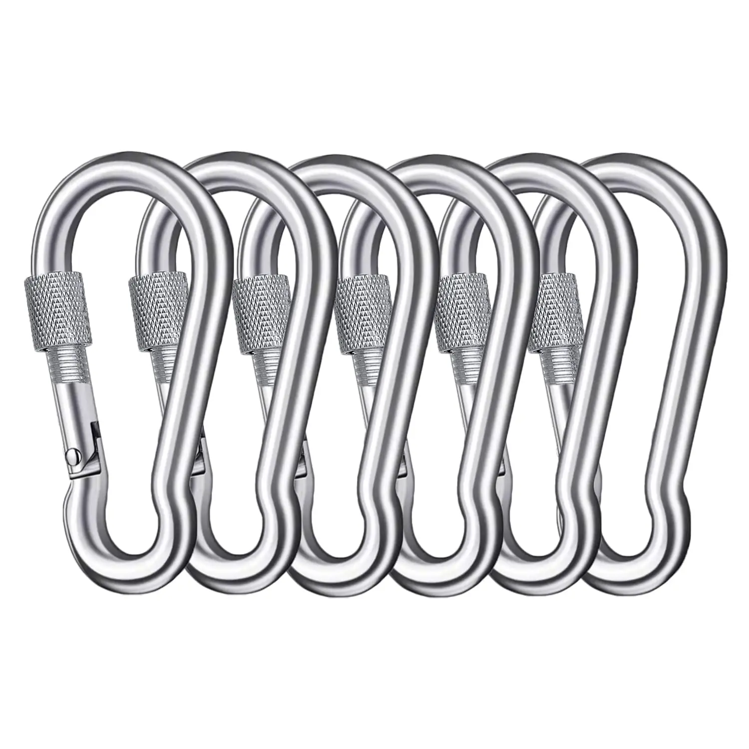 5pcs-Heavy-Duty-Spring-Hook-With-Anti-Slip-Nut-Lock-Quick-Connect ...