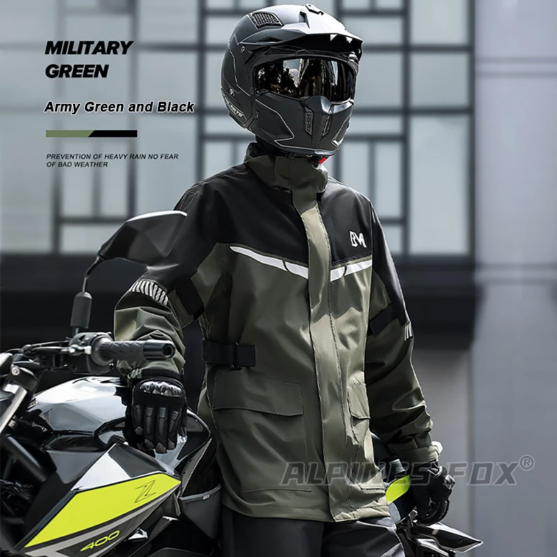 Man-Motorcycle-Raincoat-Thin-Split-Capa-De-Chuva-Motoqueiro-Waterproof ...