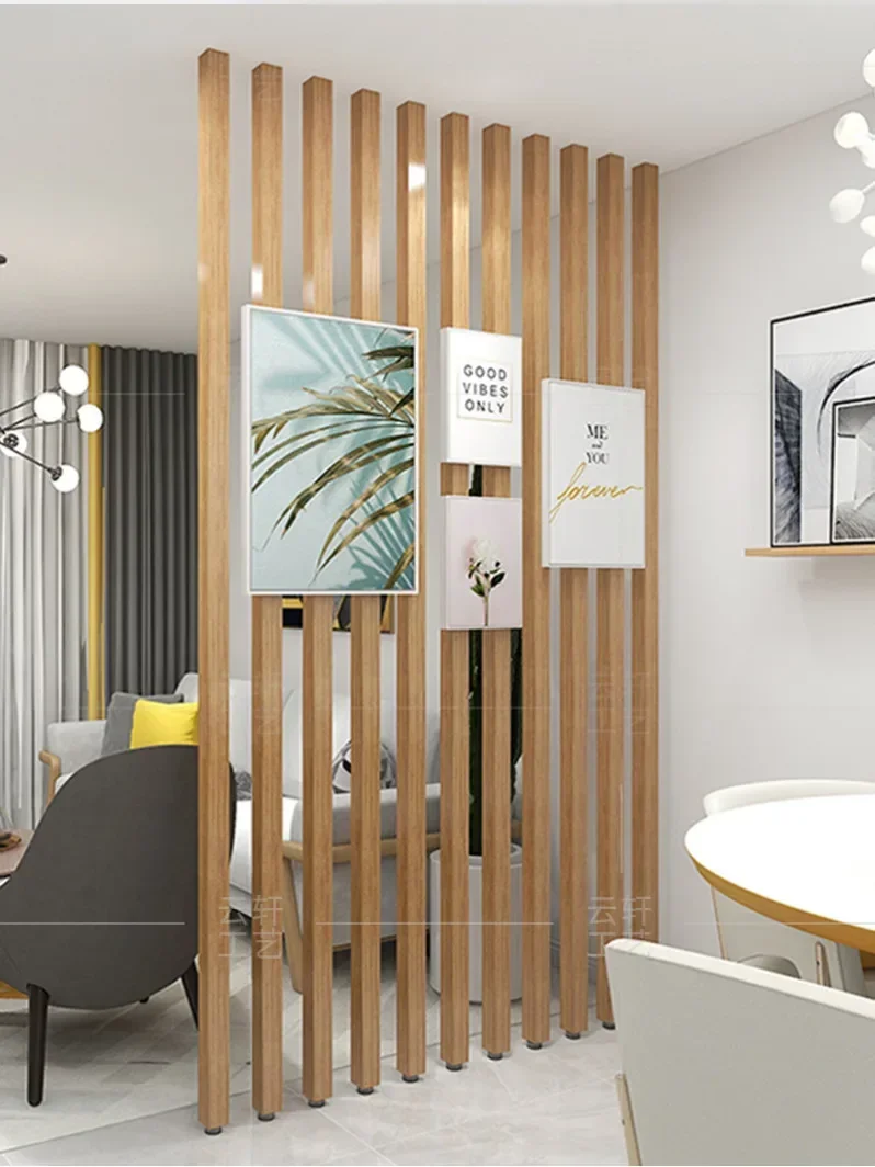 Modern-simple-partition-screen-living-room-porch-decoration-Nordic-wood ...