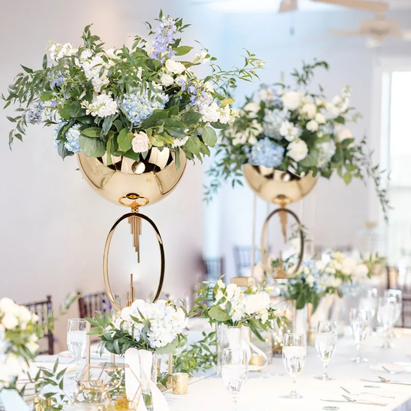 5/10/12pcs 505mm Wedding Decoration Road Lead Flower Stand Metal Tall ...