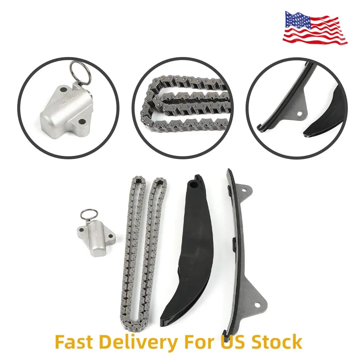 1set Timing Chain Kit 24321-2E000 For 2011-2016 Kia Soul Forte Hyundai ...