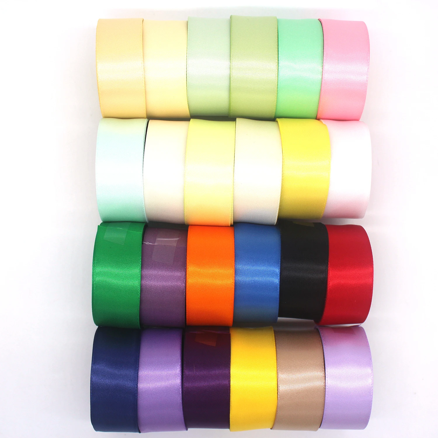 5-Yards-Lot-Double-Faced-Satin-Ribbon-Fashion-Color-For-DIY-Hairbow ...