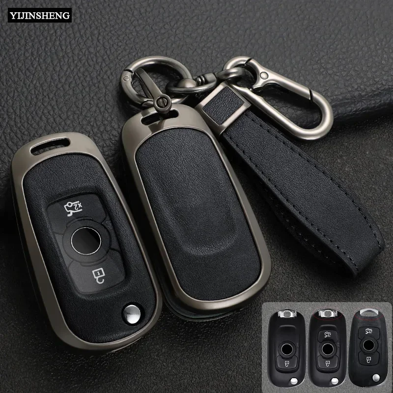 Zinc Alloy Leather Car Key Case Cover for Opel Vauxhall Astra K Corsa E ...