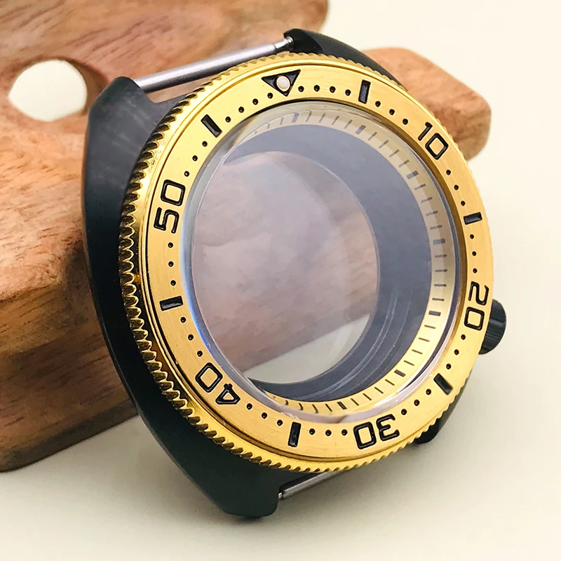 Black Seiko Skx 6105 6309 Turtle Nh35 Watch Cases Fit Nh35 Nh36 4r35 ...