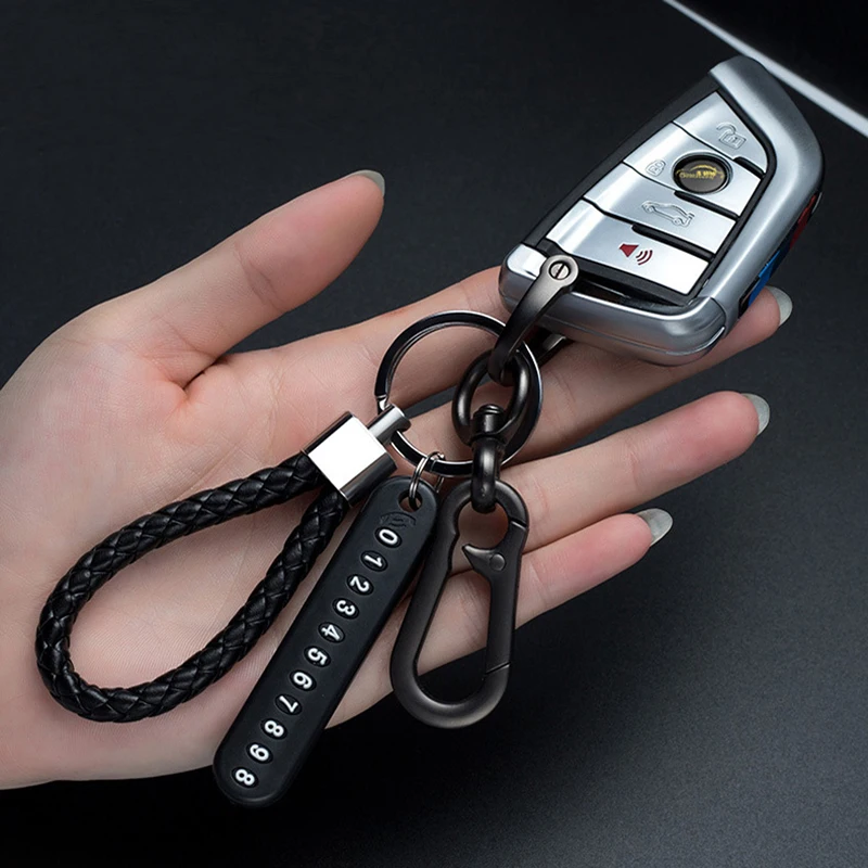 Never-Lose-Your-Keys-Again-Anti-Loss-Keychain-with-Phone-Number-Strip ...