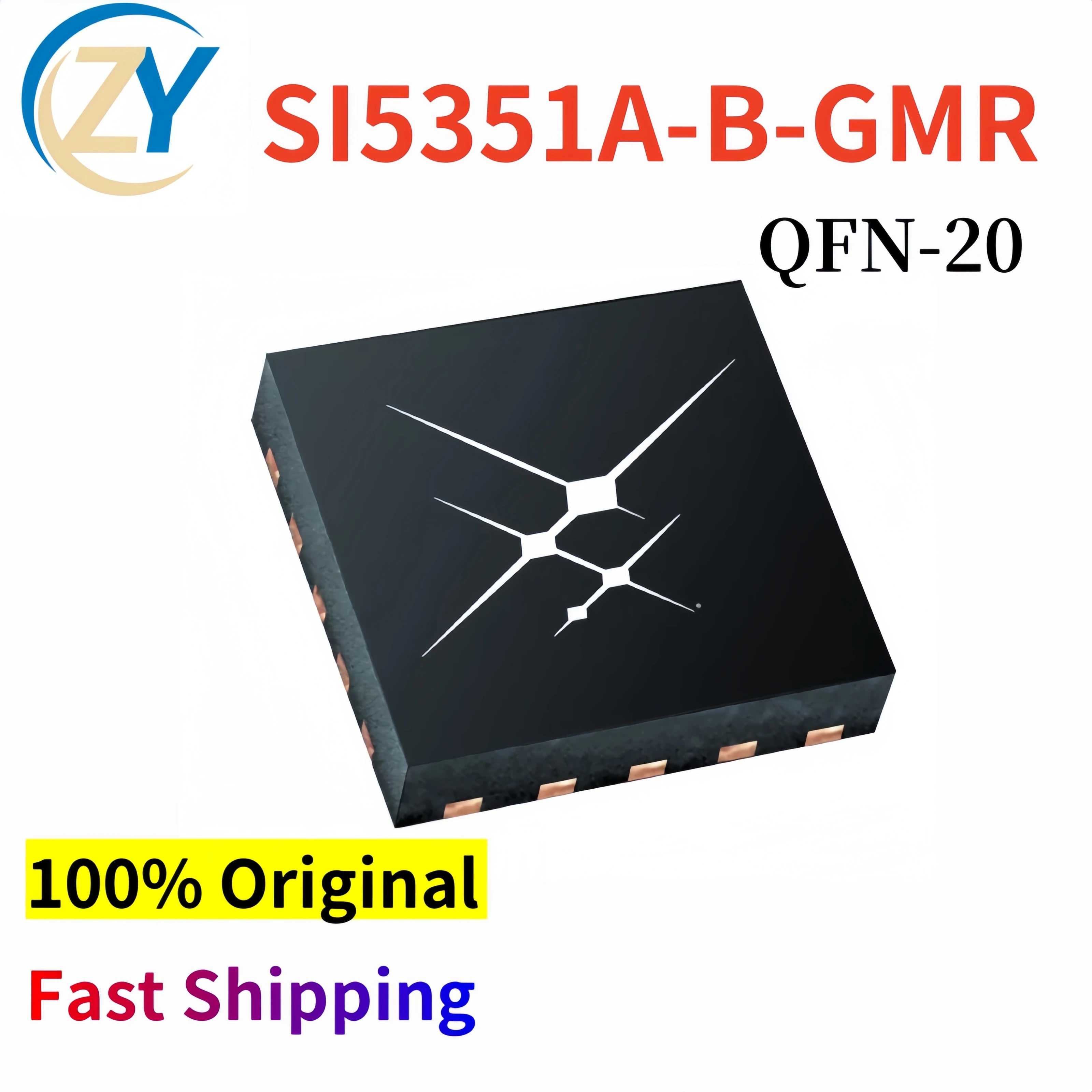 100-Original-SI5351-Timer-ICs-SI5351A-B-GMR-27mA-QFN-20-Guaranteed ...