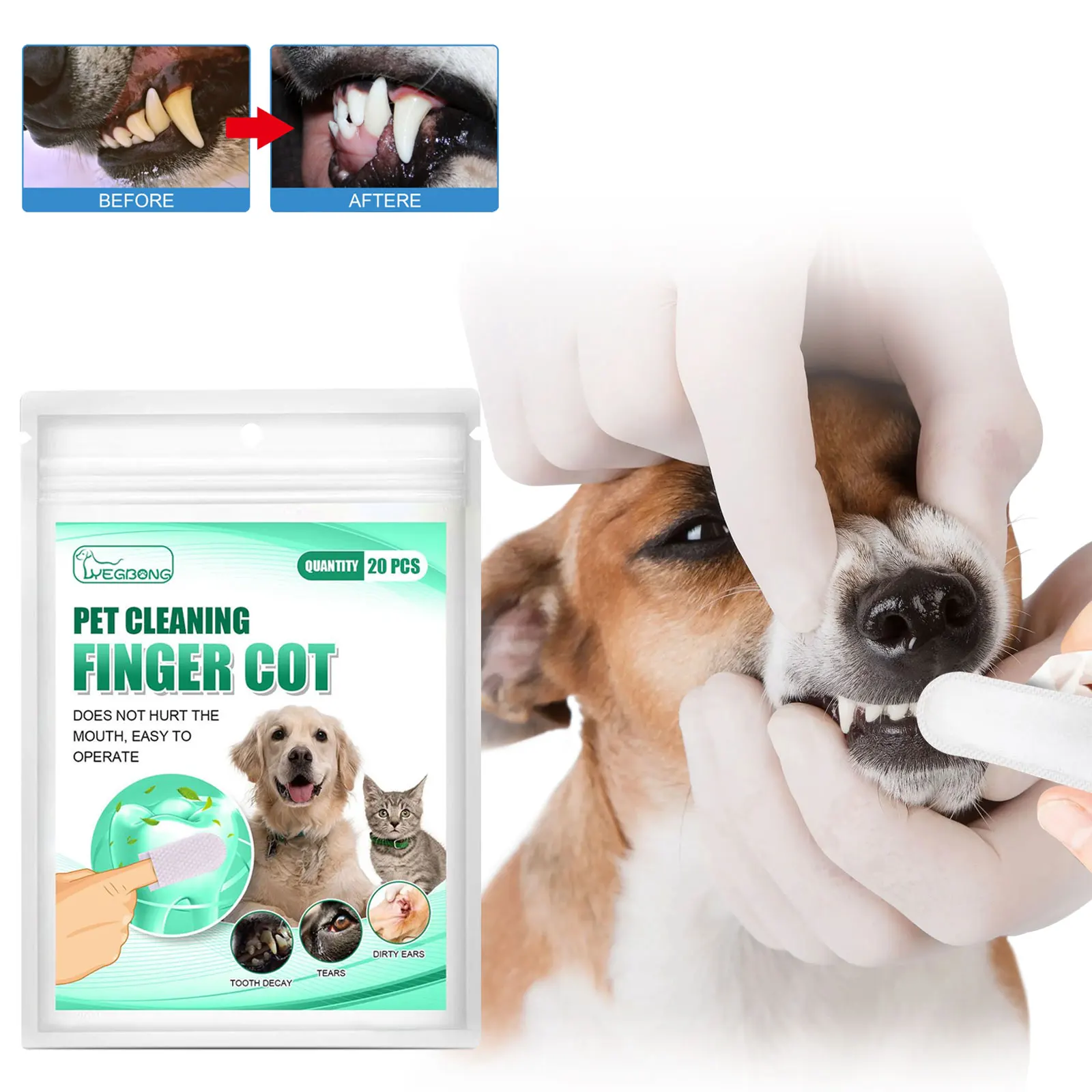 Pet-Teeth-Finger-Wipes-Remove-Tartar-Plaque-Dental-Calculus-Cleaning ...