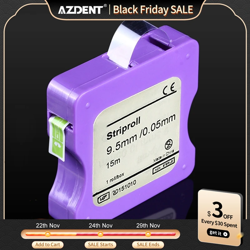 AZDENT Dental Striproll Light Cured Resin Molding Sheet Clear Matrix ...