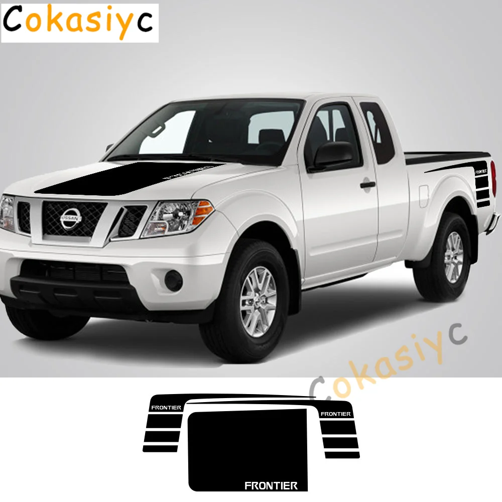 Hood-Decor-Sticker-Car-Trunk-Bed-Side-Stickers-For-Nissan-Frontier ...