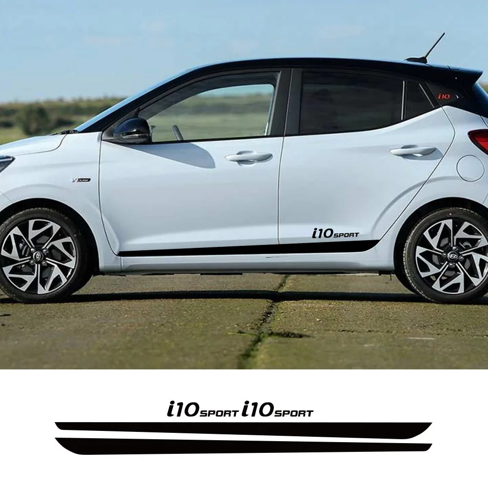 4PCS-Car-Side-Body-Line-Stickers-For-Hyundai-i10-Tuning-Accessories ...