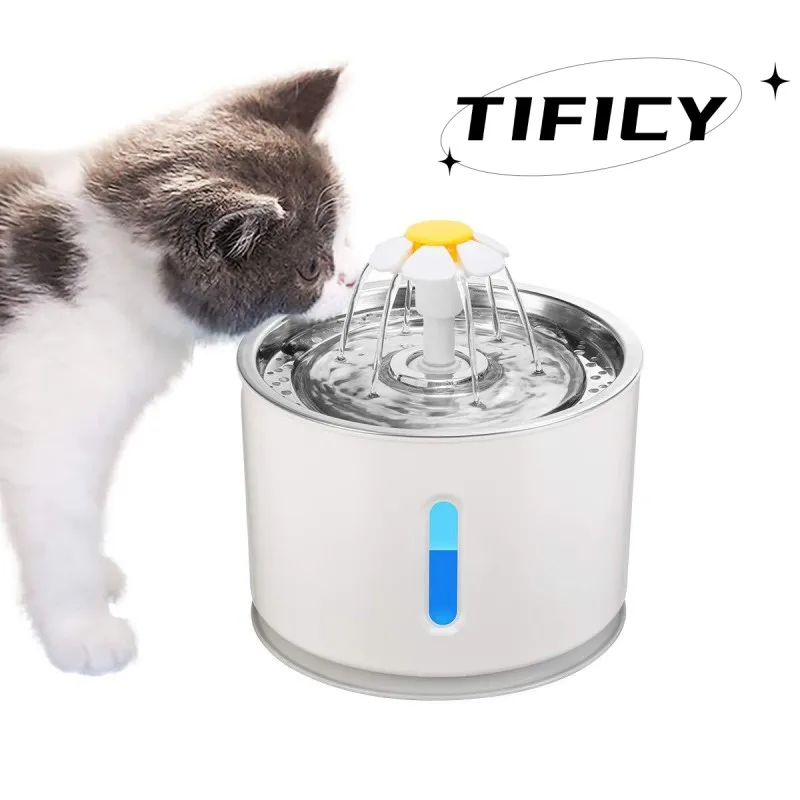 Night-light-Automatic-Pet-Water-Dispenser-USB-Electric-Mute-Cat-Drinker ...