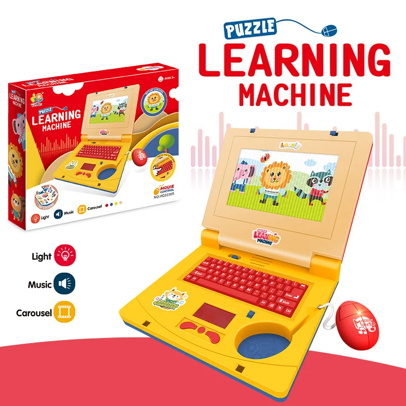 Mini-Simulation-Notebook-Light-Music-Cartoon-Computer-Children-s ...