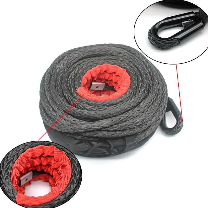 Winch-Rope-String-Line-Cable-with-Sheath-Gray-Synthetic-Towing-Rope ...