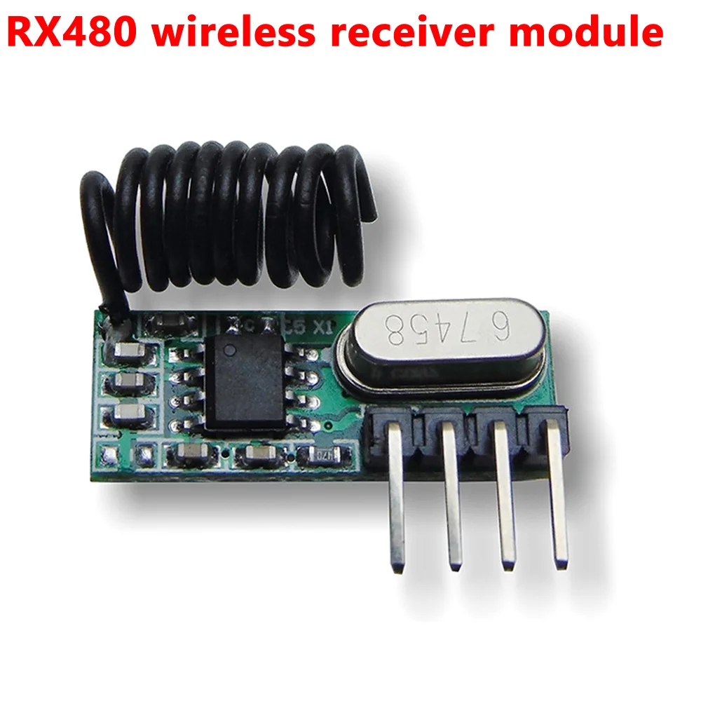 Kit-de-receptor-de-m-dulo-inal-mbrico-RF-1-piezas-433Mhz-5V-DC-para ...