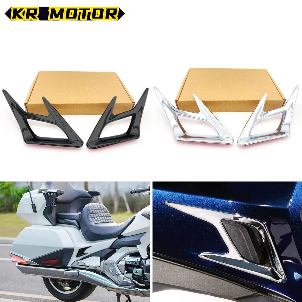 For-Honda-Goldwing-GL1800-Motorcycle-Rear-Side-Panel-Vent-Trims-Cover ...