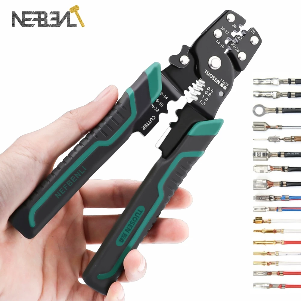 EUROP-STYLE-Crimping-Tool-Crimping-Plier-Wire-Stripper-Cutter-Crimper ...