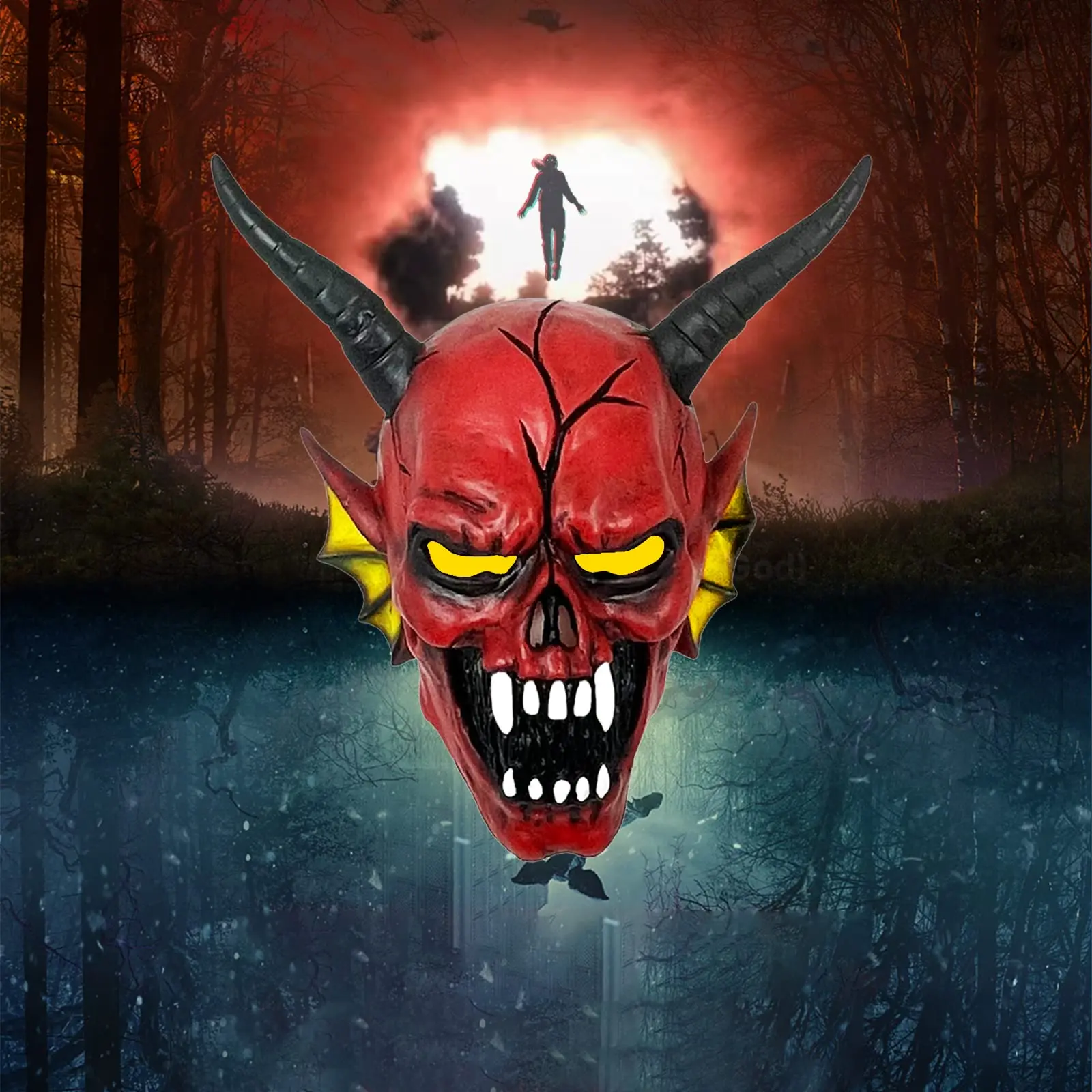 Demon Latex Mask