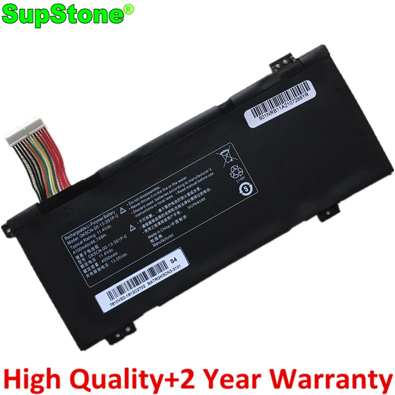 SupStone GK5CN-03-13-3S1P-0 4S1P Laptop Battery For Mechrevo X6805 X6807 GK5CN5Z GK7CN6S GK6Z5CN ...