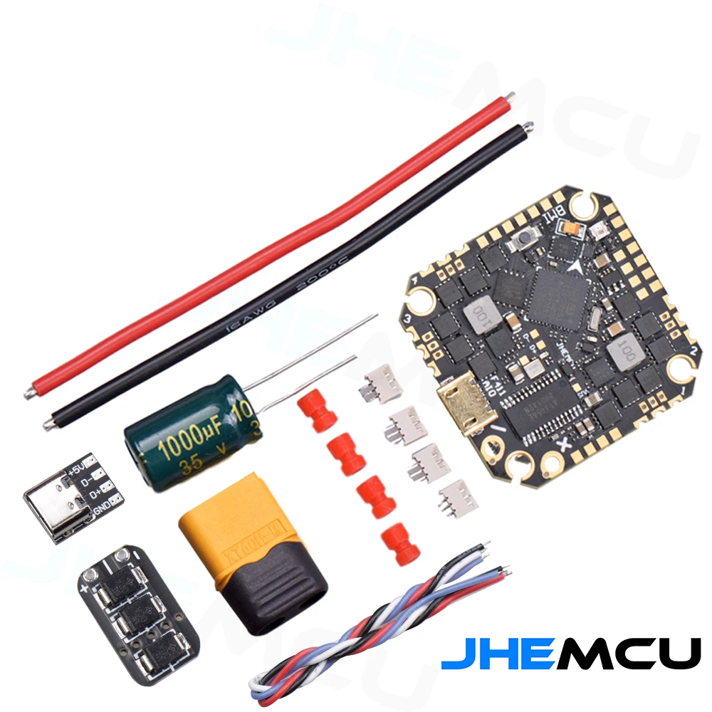 JHEMCU-CONTROLADOR-DE-VUELO-GHF411AIO-ICM-40A-F411-icm4268p-BLHELIS-40A ...