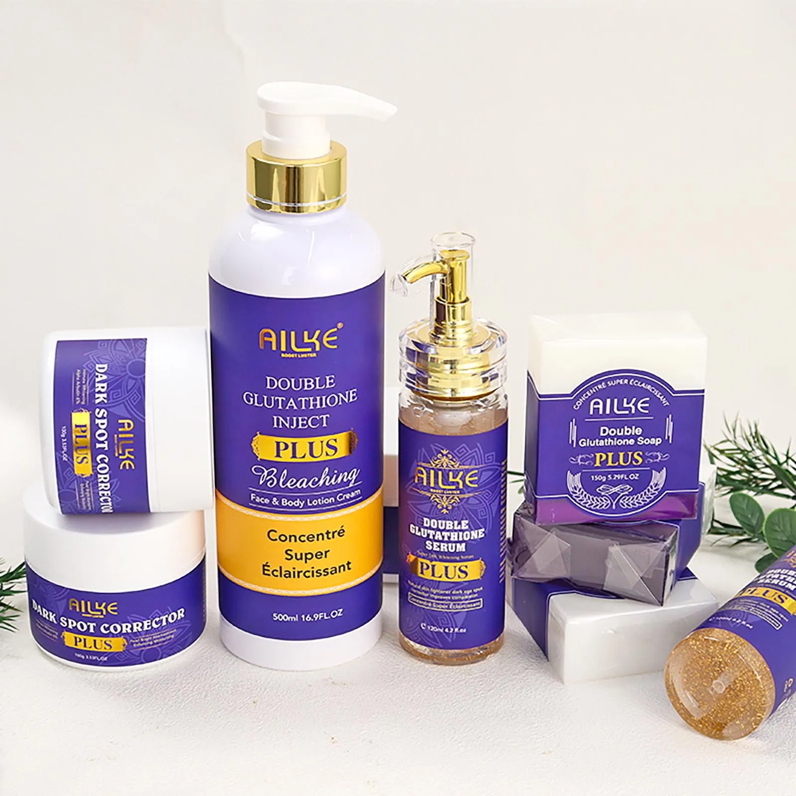 AILKE-Double-Glutathione-Brighten-Cosmetics-Skin-Care-Remove-Blemish ...