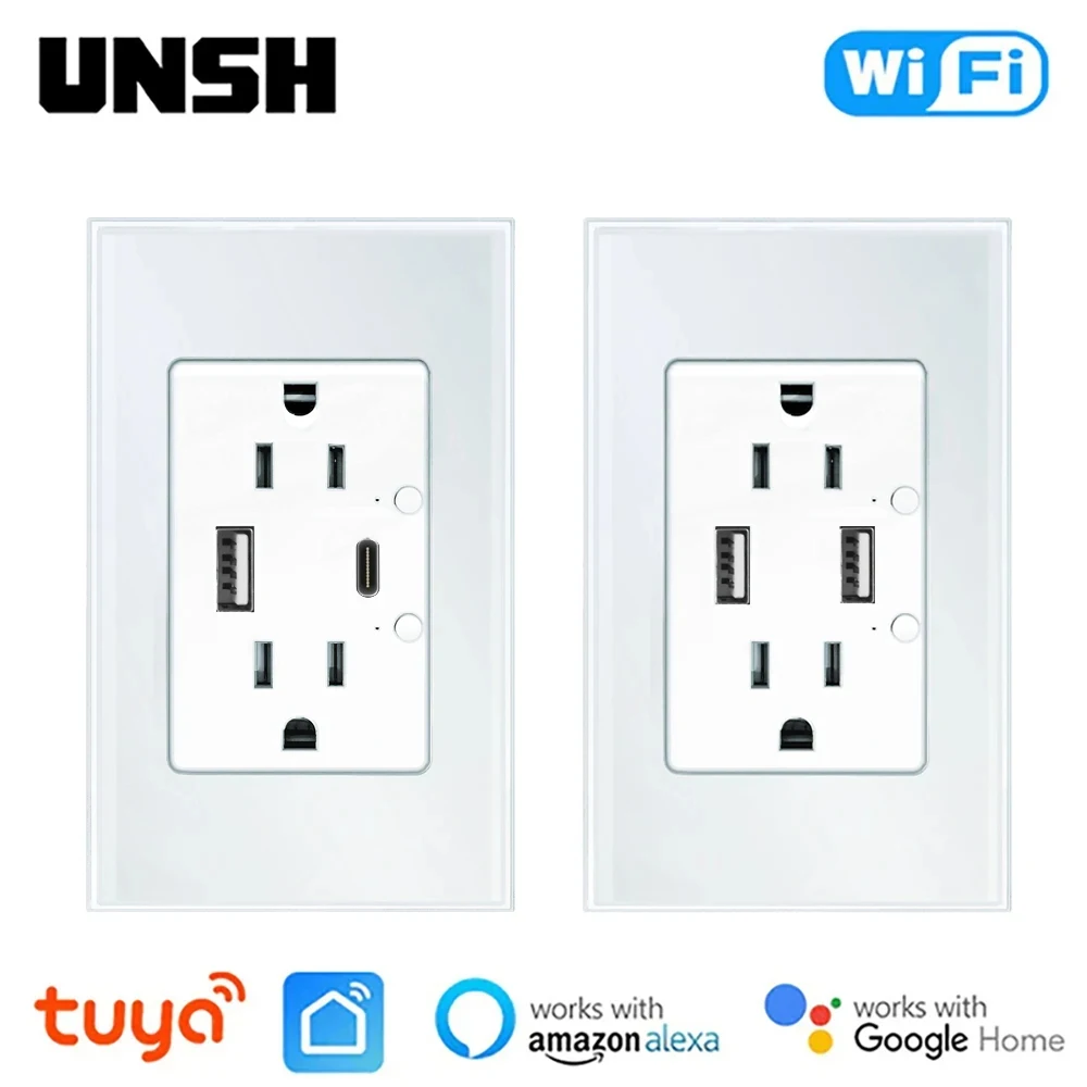 Tuya-Smart-WiFi-Wall-US-Mexico-Socket-With-USB-And-Type-C-Port ...