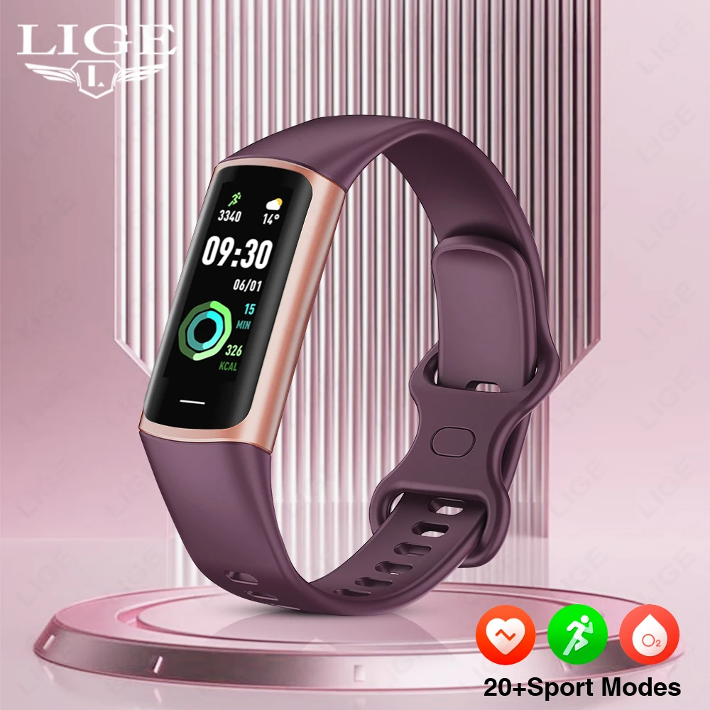 LIGE-reloj-inteligente-deportivo-para-hombre-y-mujer-nuevo-accesorio-de-pulsera-resistente-al ...